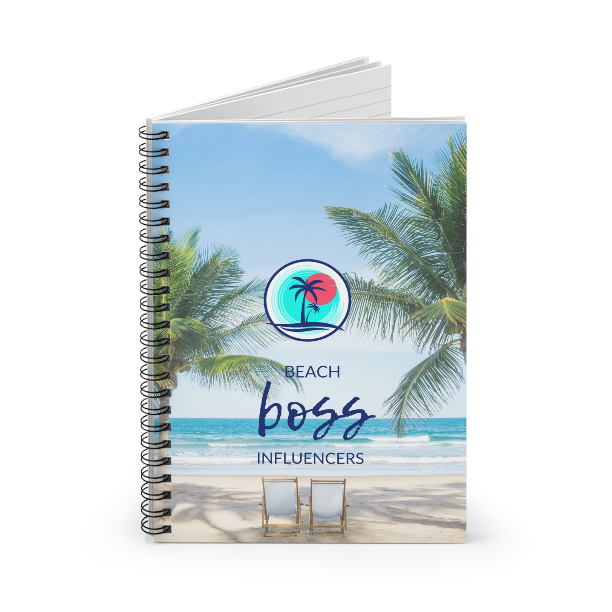 Beach Boss Spiral Notebook – Beach Boss Influencers
